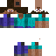 upside down steve head | Minecraft Skin