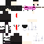 Axolotl mask but in a suit with out the vest | Minecraft Skin