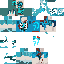 Skulk Zombie Girl (ErrorCode) | Minecraft Skin