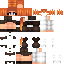 Ginger Medieval Girl in Cloth Dress | Minecraft Skin
