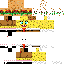 Spongebob with a Krabby Patty | Minecraft Skin