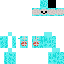 Blue skeleton ribs | Minecraft Skin