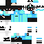 blue bunny mask skin. | Minecraft Skin