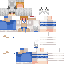 Arctic Genderbent Senko San | Minecraft Skin