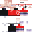 kokomi sangonomiya chick fil a | Minecraft Skin