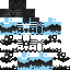 Wither Skeleton With Baby blue Armor | Minecraft Skin