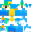 Blue Gold Macaw | Minecraft Skin