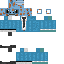 Refined Cyan Suit Gecko | Minecraft Skin