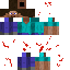 Bloody from Shooting Steve | Minecraft Skin