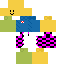 Classic roblox noob with toggleable no texture | Minecraft Skin