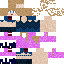 eras tour Taylor Swift midnights anti-hero pink dress | Minecraft Skin