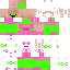 MeatBallDenfender in a wig and pink dress | Minecraft Skin