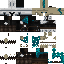 Warden Knight with Sculk bone armor | Minecraft Skin