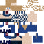 eras tour Taylor Swift midnights outfit 3 karma Blue 3px | Minecraft Skin