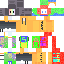 Loggy_yt mixed rainbow | Minecraft Skin