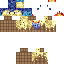 Ice Cream Typhlosion | Minecraft Skin