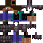 Steve wearing full Netherite Armor | Minecraft Skin