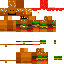Smiling Burger Skin With Ketchup Topping | Minecraft Skin