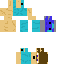 sideways Steve | Minecraft Skin