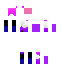 genderfluid flag landscape | Minecraft Skin