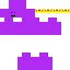 purple guy with crown | Minecraft Skin