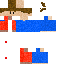 Blue and red Boy (Wilbur soot theme) | Minecraft Skin
