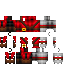 OB - Silver & Red Knight Armor | Minecraft Skin