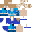 eras tour Taylor swift surprise blue dress | Minecraft Skin