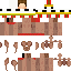 buff human chicken in Speedos | Minecraft Skin