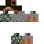 Mossy Cobblestone Steve | Minecraft Skin