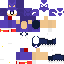 Classic Sonic with Werehog Robe (remade) | Minecraft Skin