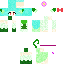 flora girl (inspired by floragato) | Minecraft Skin