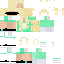 Kiply | Green version, blonde hair | Minecraft Skin