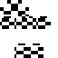 Black and white checkers morphsuit | Minecraft Skin