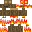 Derp Wood On Fire Fixed | Minecraft Skin