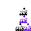 Purple Fire Hands Accessory for Skin | Minecraft Skin