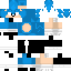 Tuxedo Classic Sonic (Without Hat) | Minecraft Skin