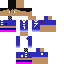 Moroccan amateur team jersey as skin | Minecraft Skin