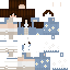 blue daisy cardigan girl (edit) | Minecraft Skin