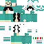 snorlax girl costume with italian flag | Minecraft Skin