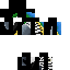 Blue macaw pixel art | Minecraft Skin