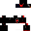 among us black with devil horns | Minecraft Skin