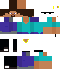 steve with glasses and chain | Minecraft Skin