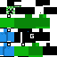 Classic (4px) Creeper dude | Minecraft Skin