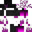 Purple Ghost with purple flame | Minecraft Skin