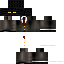 Yellow eyed enderman in a business suit | Minecraft Skin