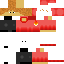 Red fire hoodie boy | Minecraft Skin