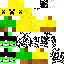 The yellow creeper-masked person | Minecraft Skin