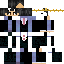 Omziscool Black suit v3 | Minecraft Skin