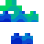 Green and Blue Color Shift | Minecraft Skin